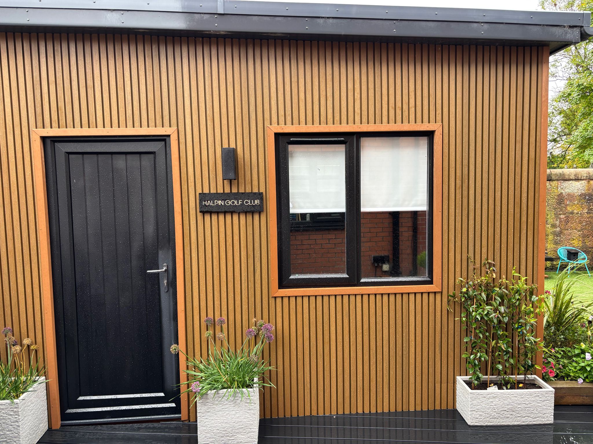Buy Cedar Slatted Composite Cladding Online | The Grass Yard