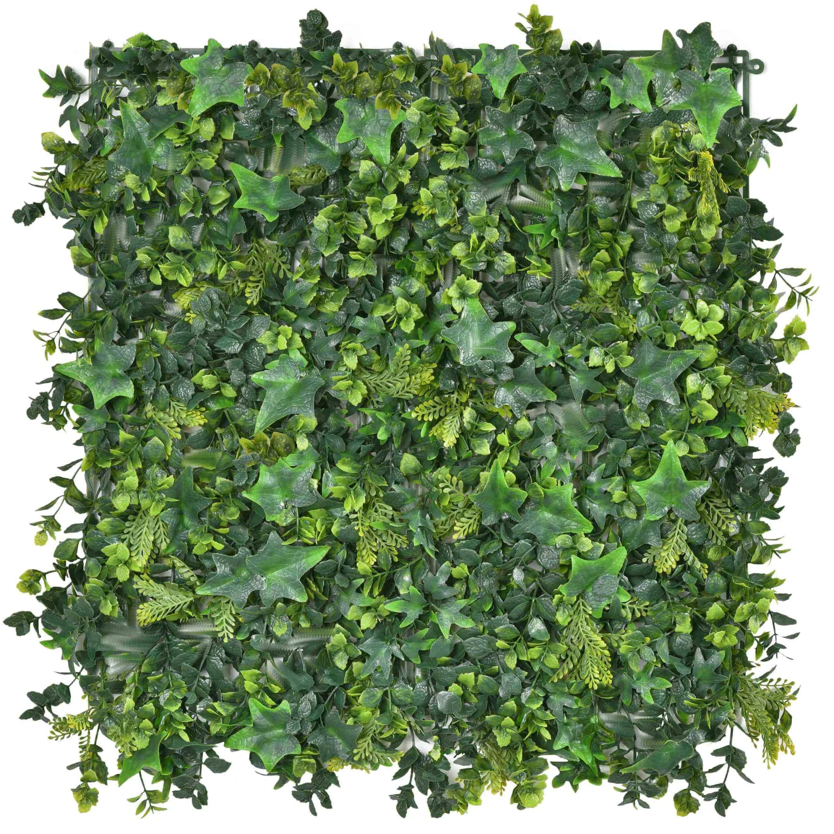Rainforest 50x50cm Artificial Green Wall Panels | Faux Foliage Tiles UK ...