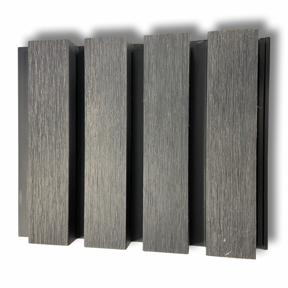 Buy Steel Grey Slatted Composite Cladding Online – The Grass Yard